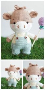 PATRÓN GRATIS DE VACA AMIGURUMI A CROCHET paso a paso en ESPAÑOL ...