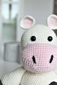 PATRÓN GRATIS DE VACA AMIGURUMI A CROCHET paso a paso en ESPAÑOL ...