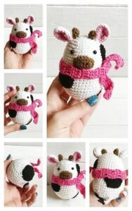PATRÓN GRATIS DE VACA AMIGURUMI A CROCHET paso a paso en ESPAÑOL ...
