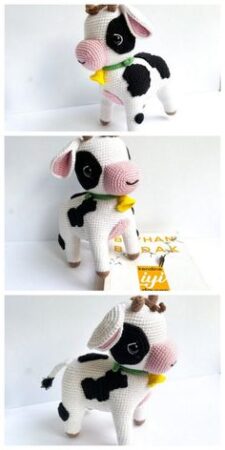 PATRÓN GRATIS DE VACA AMIGURUMI A CROCHET paso a paso en ESPAÑOL ...