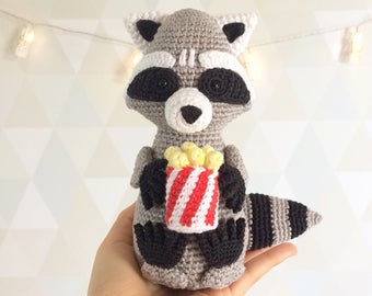 PATRÓN GRATIS de Mapache Amigurumi paso a paso en español - Crochetisimo