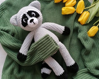 PATRÓN GRATIS de Mapache Amigurumi paso a paso en español - Crochetisimo