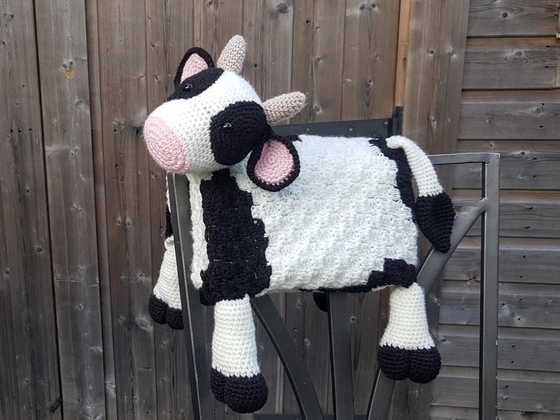 PATRÓN GRATIS Vaca Amigurumi paso a paso - Crochetisimo