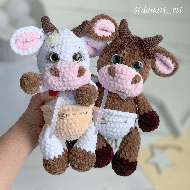 PATRÓN GRATIS Vaca Amigurumi paso a paso - Crochetisimo