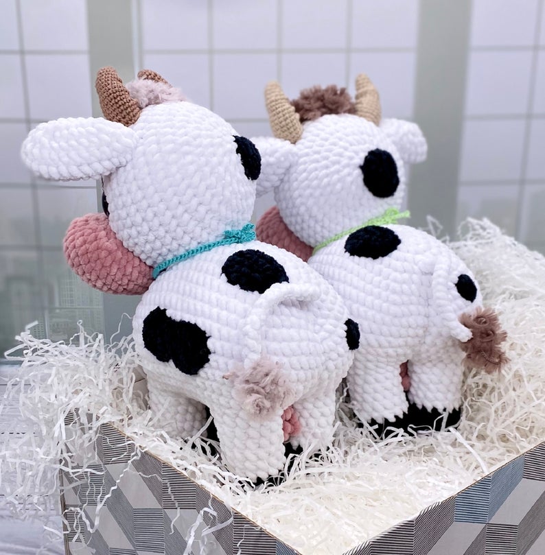 PATRÓN GRATIS Vaca Flor Amigurumi paso a paso en español — Crochetisimo