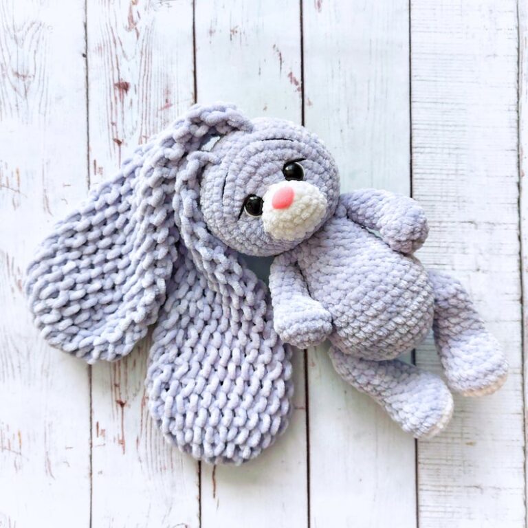 PATRÓN GRATIS Conejo Durmiente Amigurumi paso a paso - Crochetisimo