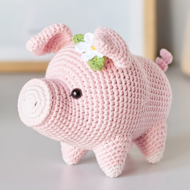 PATRÓN GRATIS Familia de Cerditos Amigurumi paso a paso - Crochetisimo