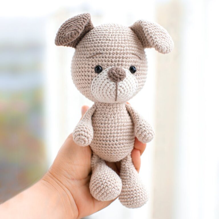 PATRÓN GRATIS Perro Cachorro Amigurumi paso a paso - Crochetisimo
