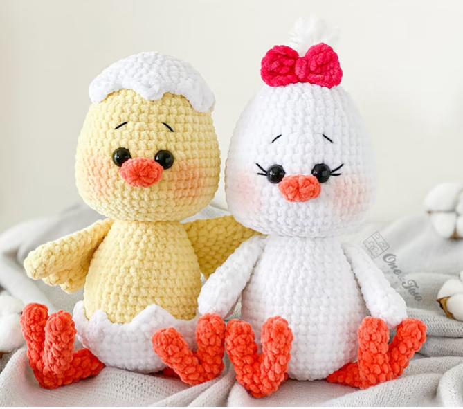 PATRÓN GRATIS Mini Pollitos Amigurumi paso a paso en español - Crochetisimo