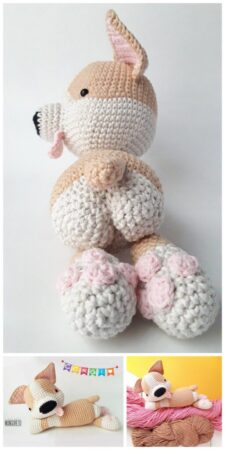 PATRÓN GRATIS Perrita amigurumi paso a paso - Crochetisimo