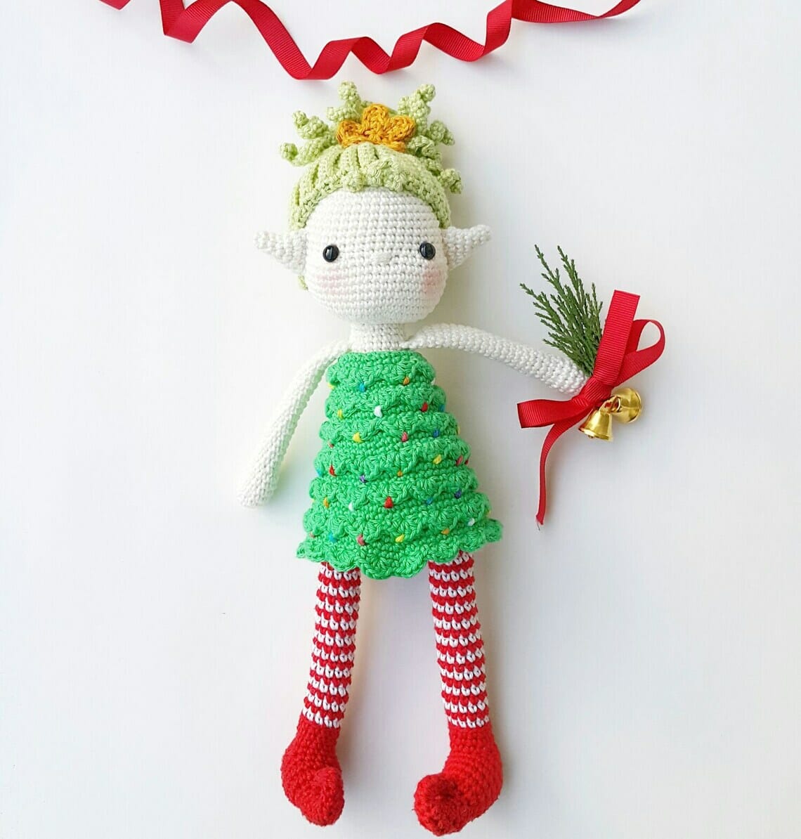 PATRÓN GRATIS Elfo Tinda Amigurumi paso a paso - Crochetisimo