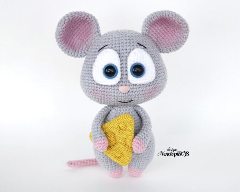 PATRÓN GRATIS Raton Amigurumi paso a paso - Crochetisimo