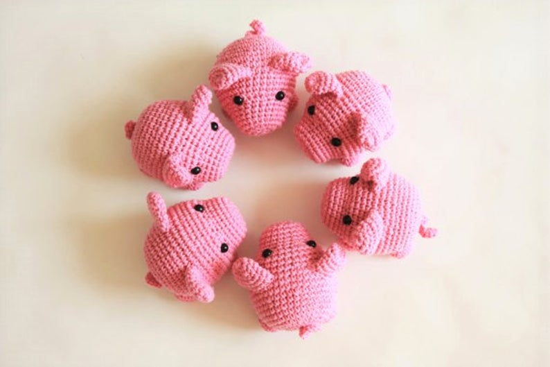 PATRON GRATIS Cerdito Amigurumi paso a paso - Crochetisimo