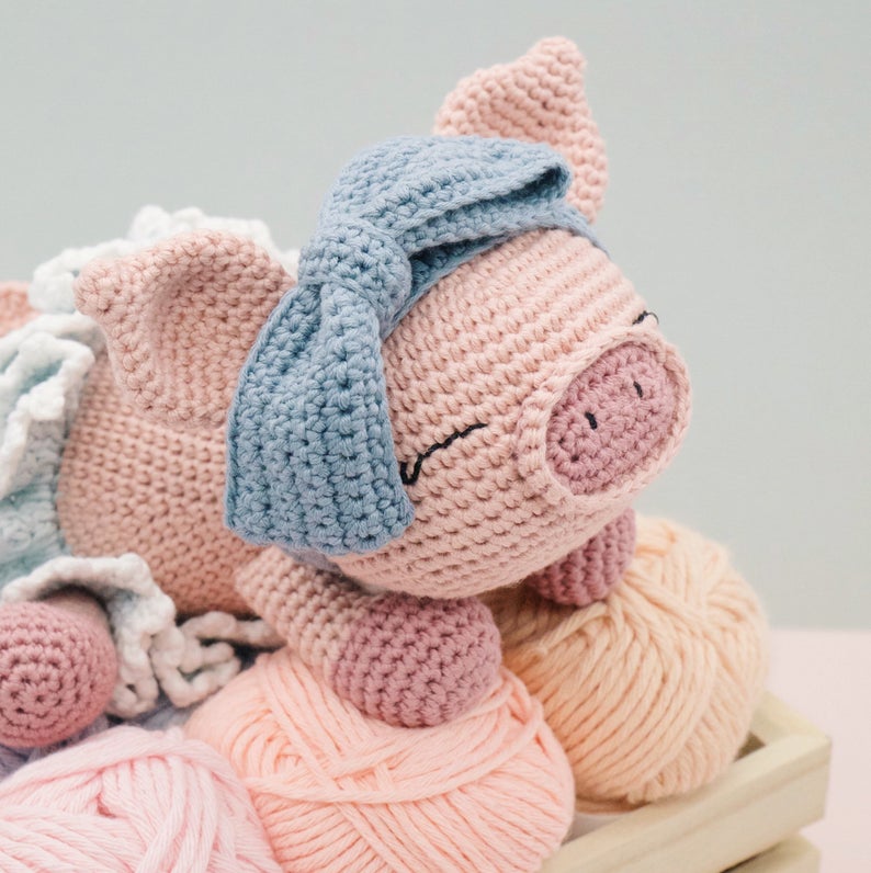 PATRON GRATIS Cerdito Amigurumi paso a paso - Crochetisimo