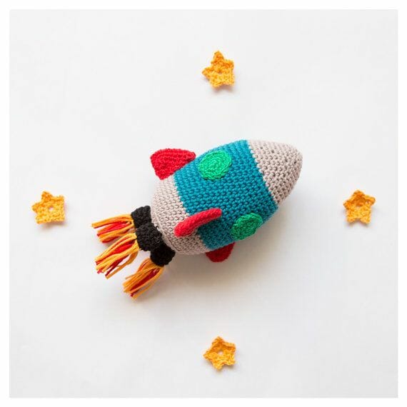 PATRÓN GRATIS Nave Espacial Juguete Amigurumi - Crochetisimo