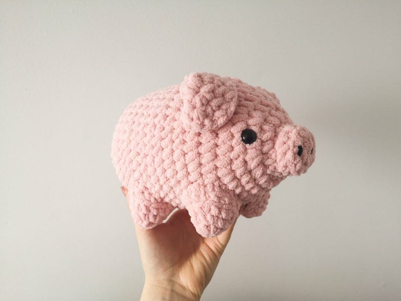 PATRON GRATIS Lindo Cerdito Juguete Amigurumi - Crochetisimo