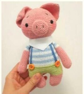 PATRON GRATIS Lindo Cerdito Juguete Amigurumi - Crochetisimo