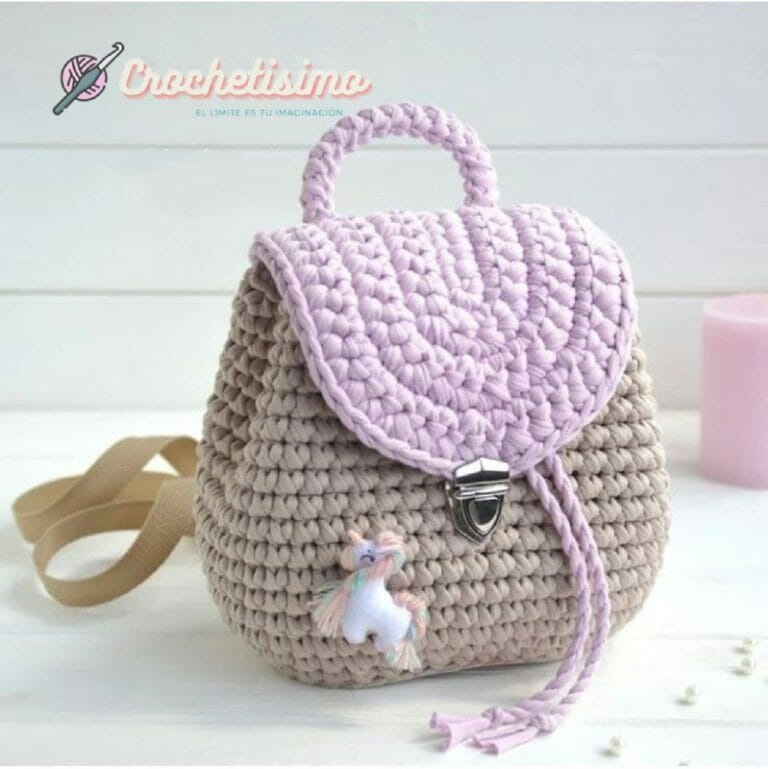 PatrÓn Gratis Mochila De Trapillo En Crochet Crochetisimo