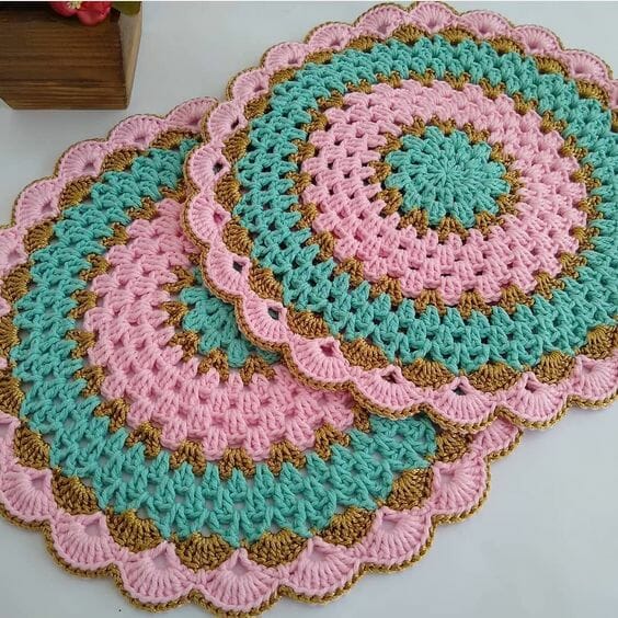 PATRÓN GRATIS Chal Ondulado Maya en Crochet - Crochetisimo