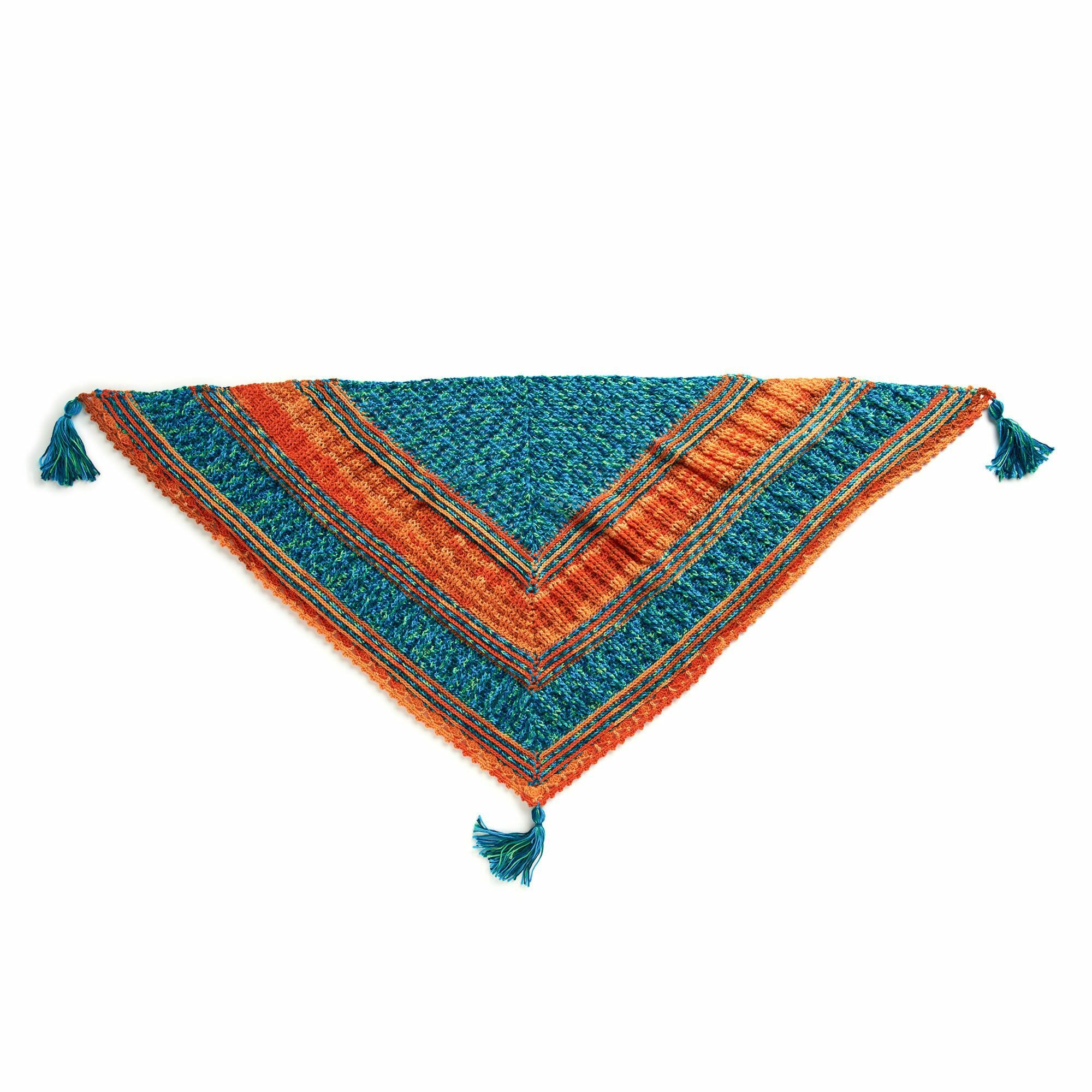 PATRÓN GRATIS Chal Triangular Boho en Crochet - Crochetisimo