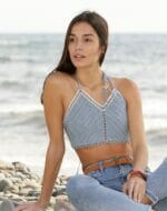 PATRÓN GRATIS Crop Top de Playa en Crochet - Crochetisimo