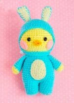 PATRÓN GRATIS Lindo Pollito con Overol Amigurumi paso a paso en Español - Crochetisimo