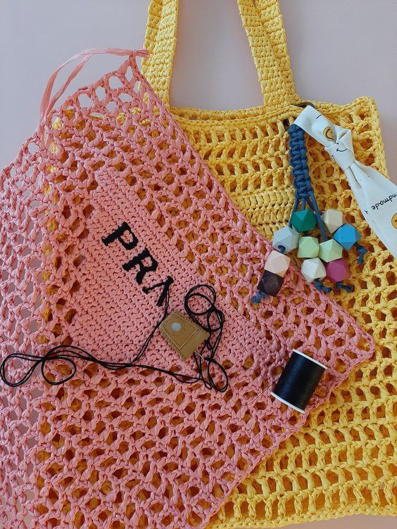 PatrÓn Gratis Original Bolsa Prada Milano A Crochet Crochetisimo