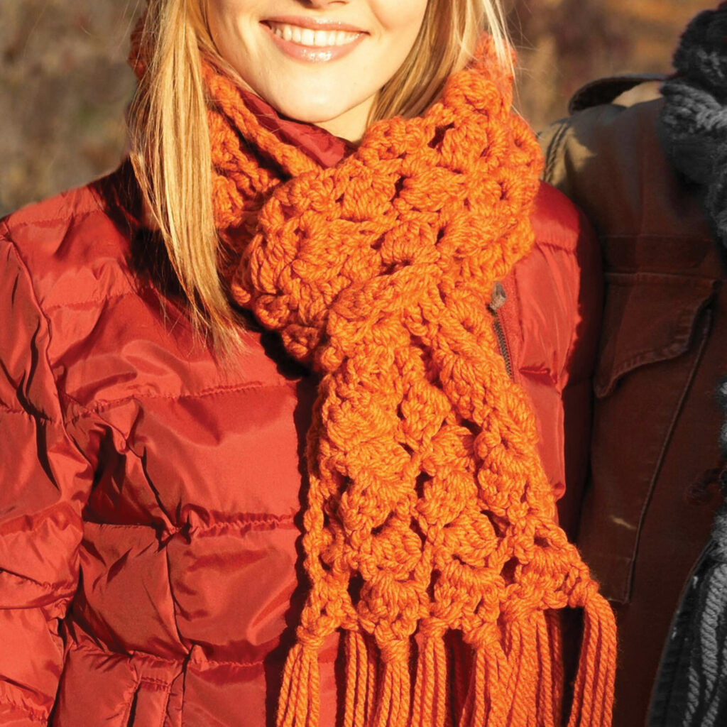 PATRÓN GRATIS Bufanda Cambio de Estación a Crochet - Crochetisimo