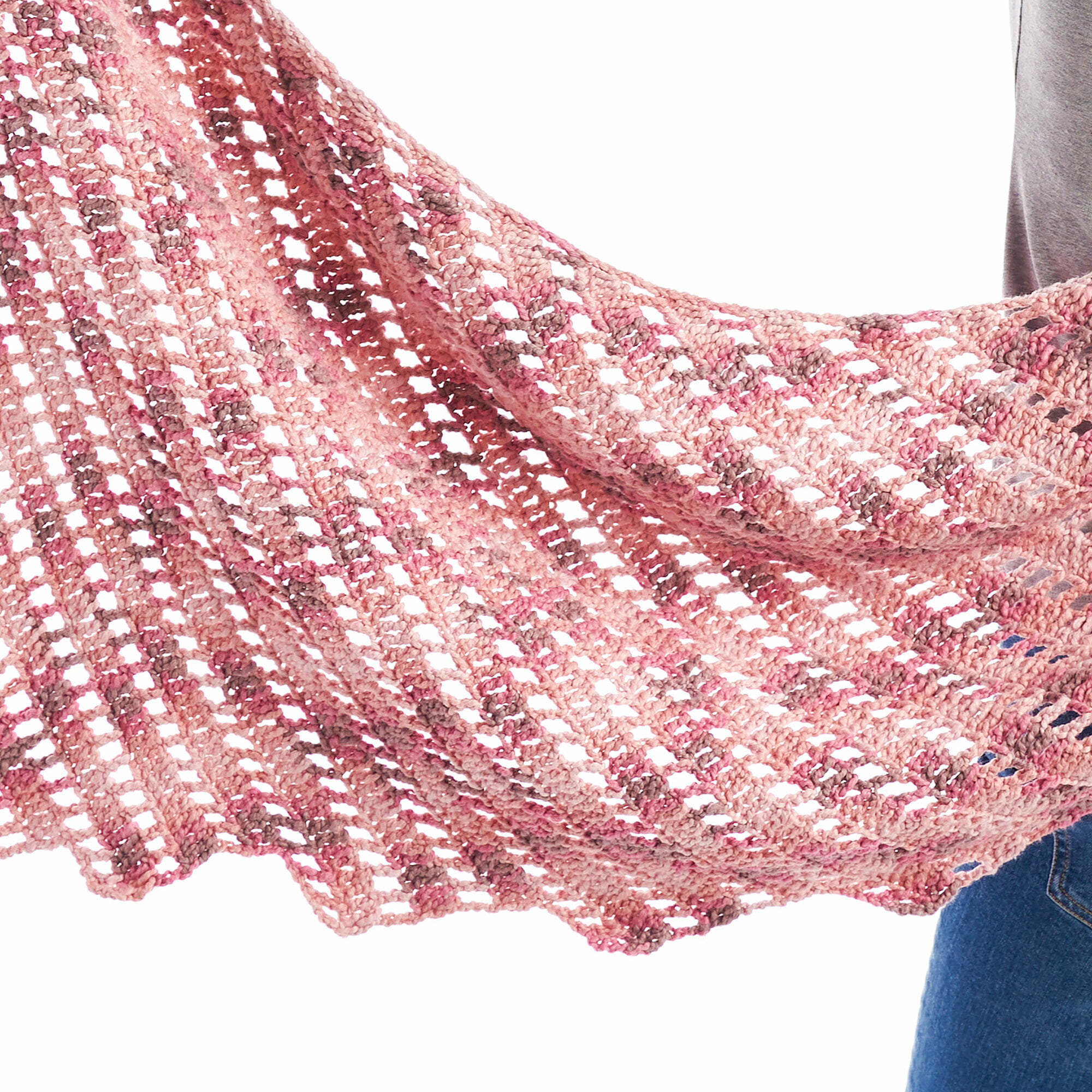 PATRÓN GRATIS Chal Estructura en Escalón a Crochet - Crochetisimo