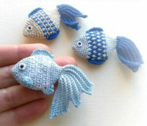 PATRÓN GRATIS Pez Guppy en Crochet - Crochetisimo