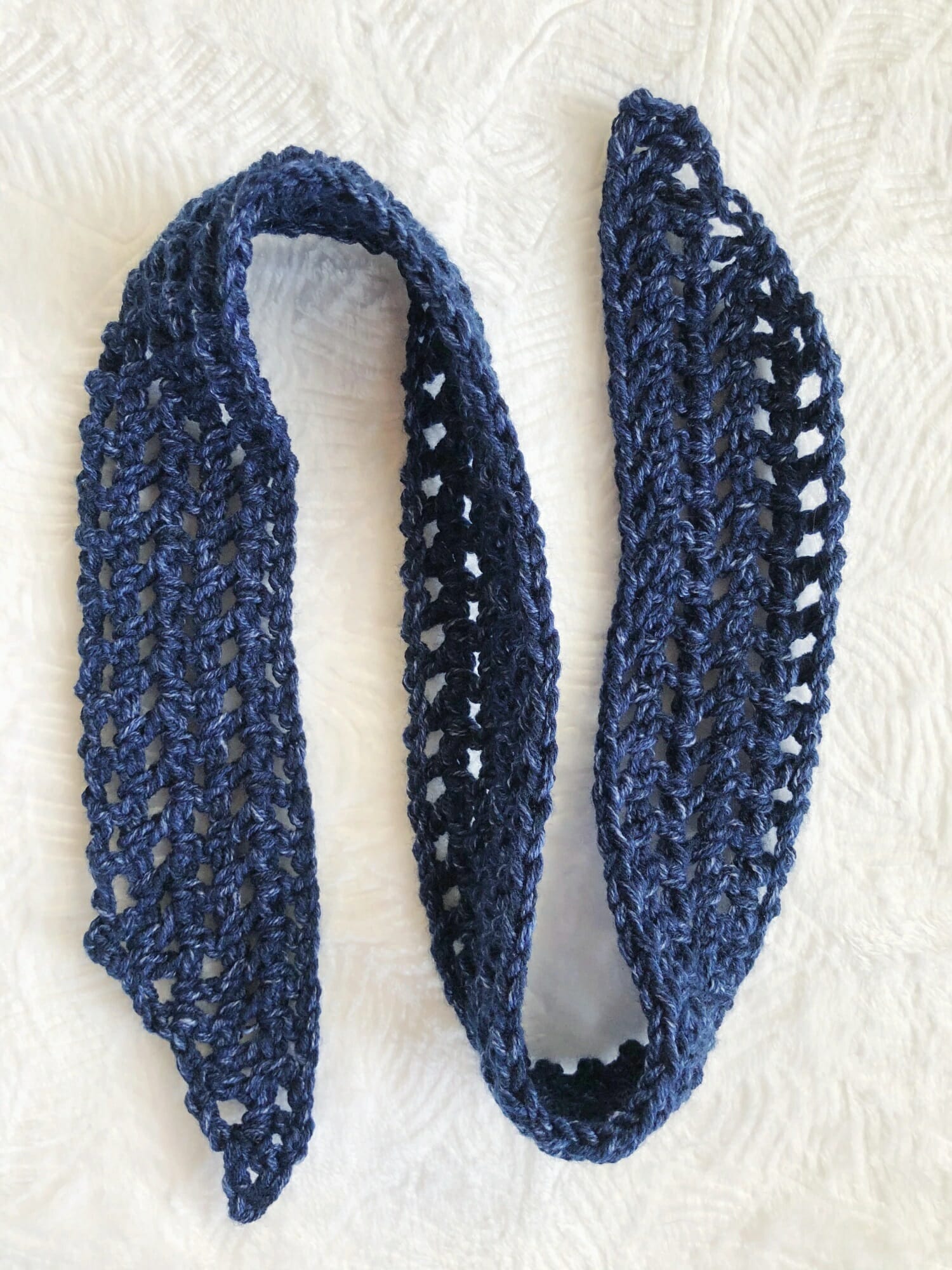 PATRÓN GRATIS Pañuelo para el Cabello en Crochet - Crochetisimo