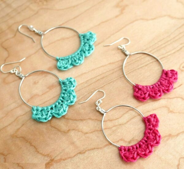PATRÓN GRATIS Pendientes de Piña en Crochet - Crochetisimo