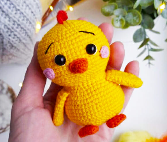 PATRÓN GRATIS Pollito Antonio Amigurumi paso a paso