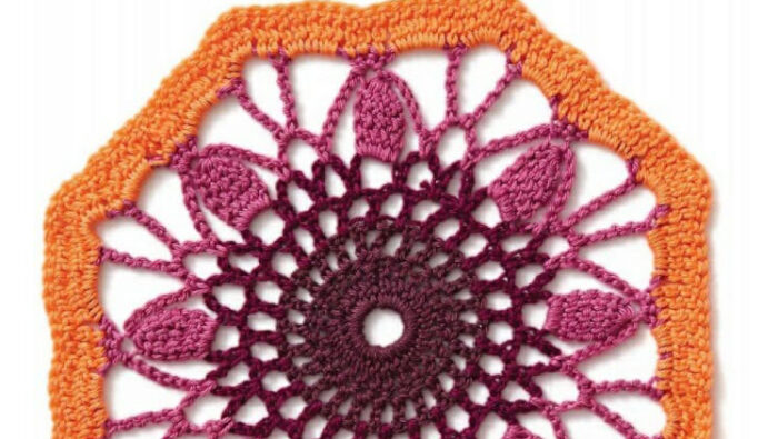 PATRÓN GRATIS Mandala de Eclipse Solar a Crochet