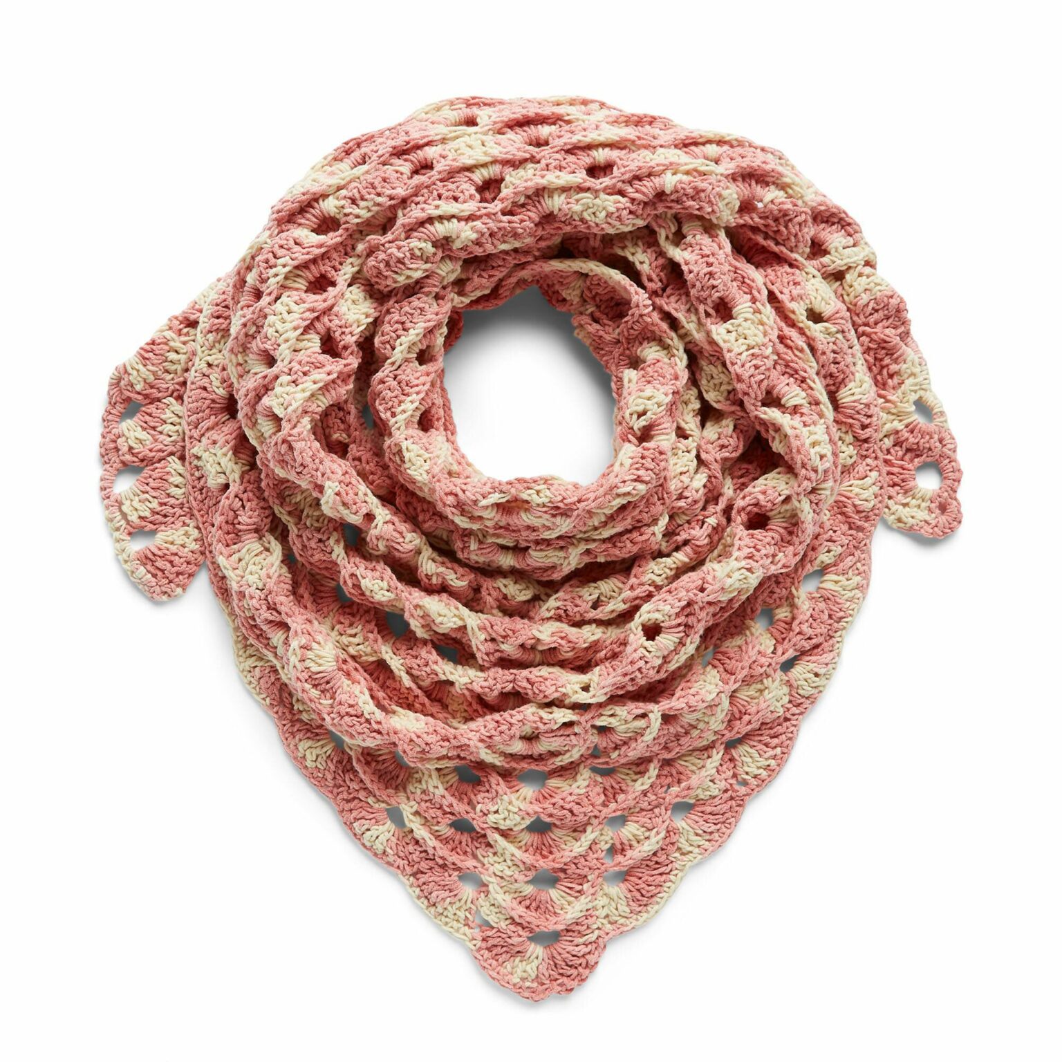 PATRÓN GRATIS Manta Coral de Hexágonos en Crochet