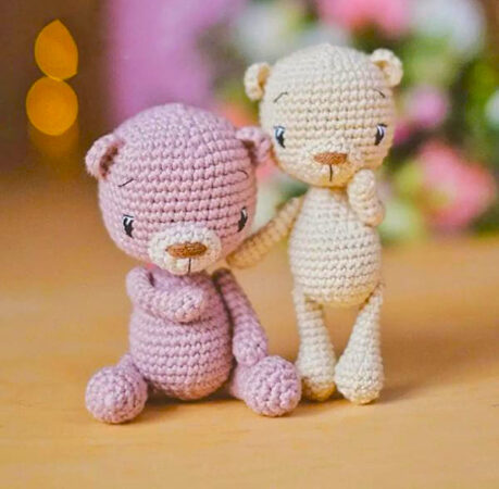 PATRÓN GRATIS Llavero Osito Amigurumi paso a paso