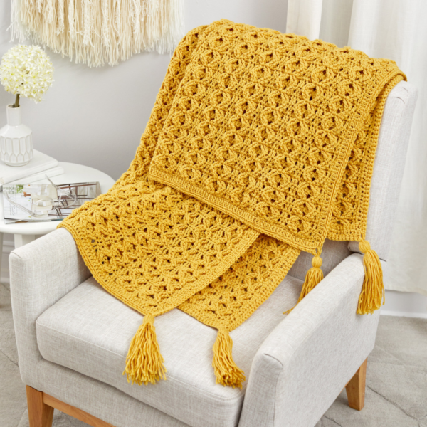 Elegante Manta Rayos de Sol en Crochet PATRON GRATIS - Crochetisimo
