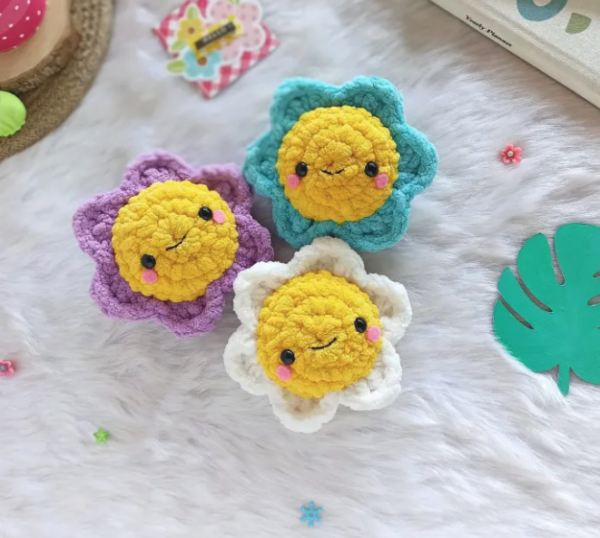 Flores de Lirio en Crochet PATRON GRATIS - Crochetisimo