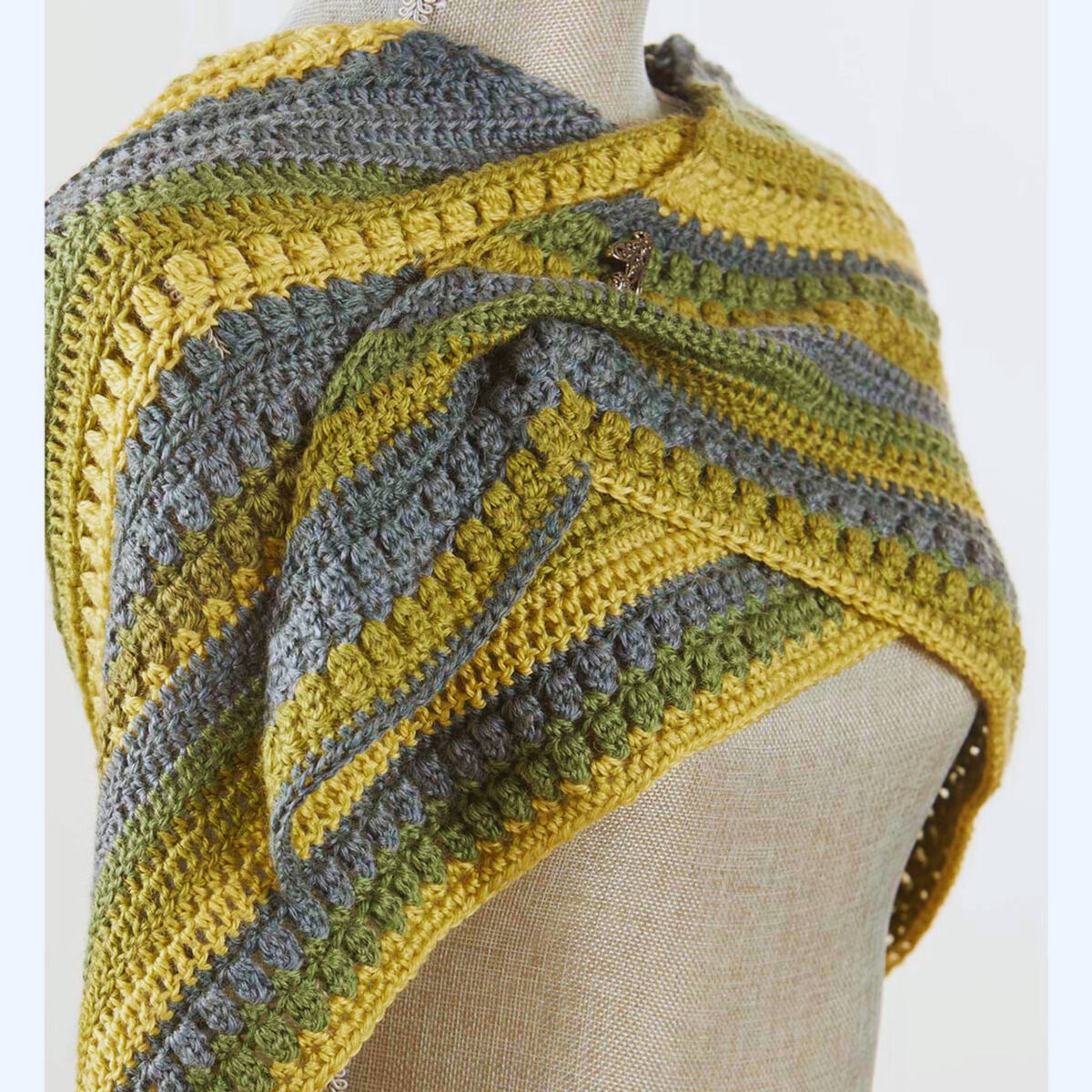 Chal Turmalina en Crochet Patrón Gratis - Crochetisimo