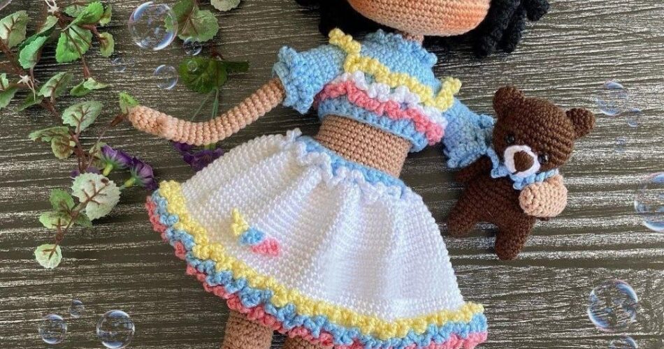 Muñeca Matilde Amigurumi Paso A Paso Patrón Gratis Crochetisimo