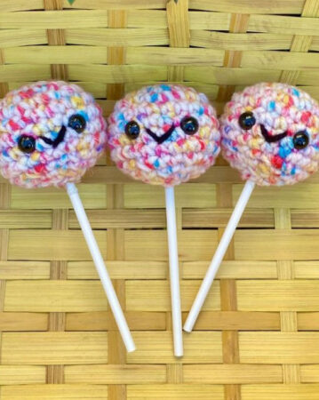 Patrón Gratis Chupa Chups en Amigurumi
