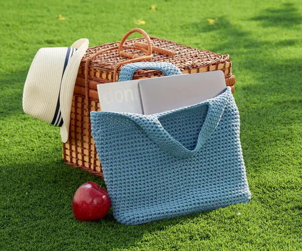 Patrón Gratis Bolsa de Pícnic en Crochet