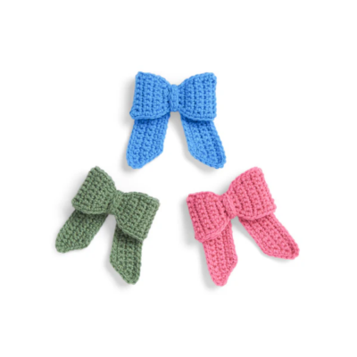 Lazo Básico Coquette en Crochet Patrón Gratis - Crochetisimo