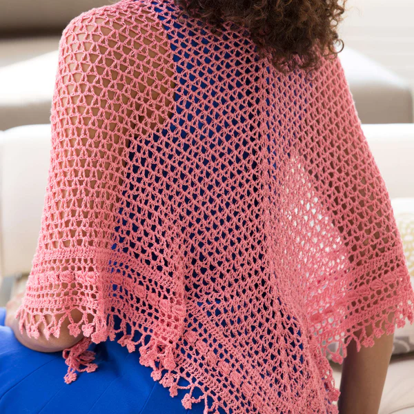 [:es]Chal Ligero En Crochet Paso a Paso Patrón Gratis[:] - Crochetisimo