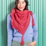 Chal Triangular Emma en Crochet PATRON GRATIS - Crochetisimo