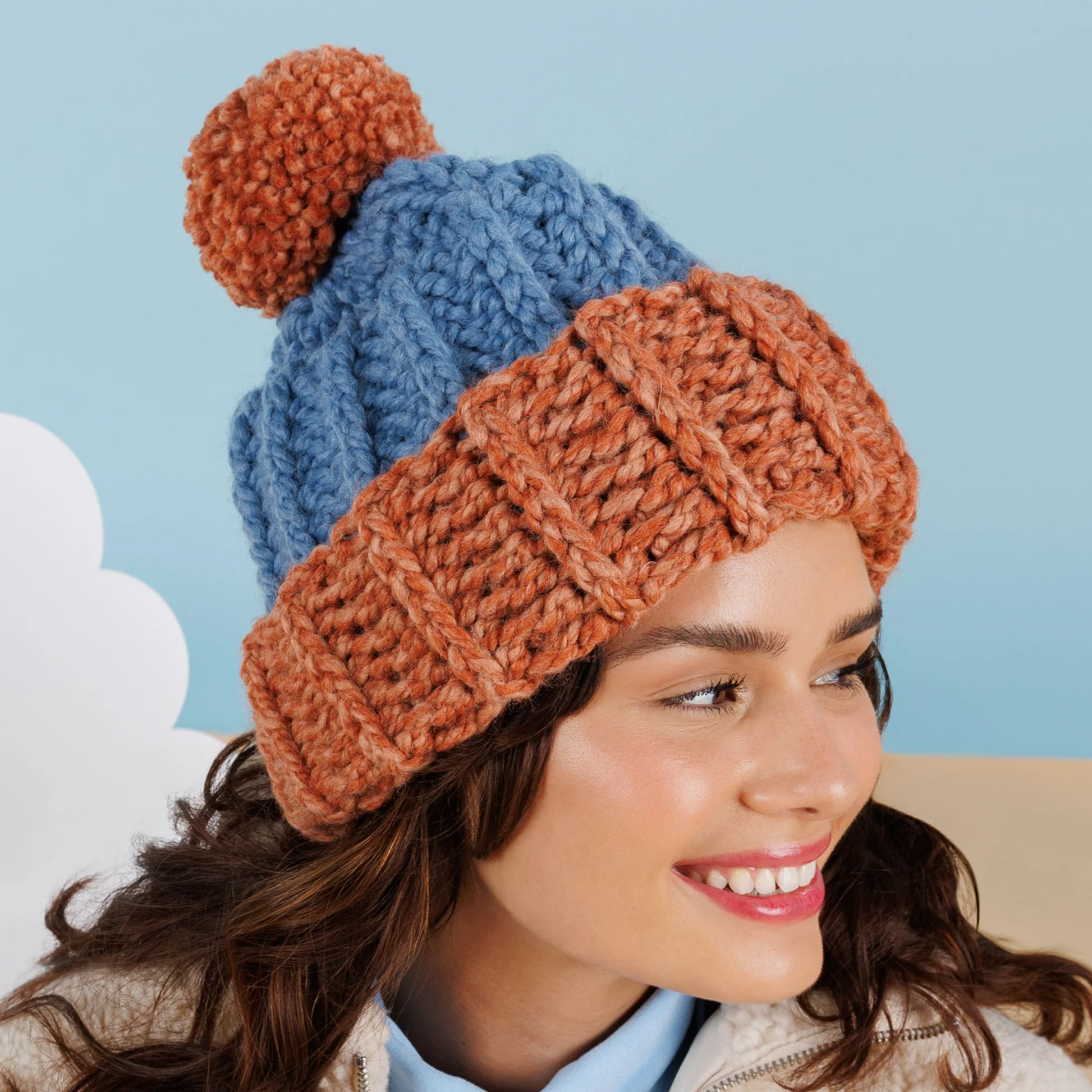 Gorro Texturizado a dos Colores ¡Fácil, Moderno y con Efecto Elástico ...